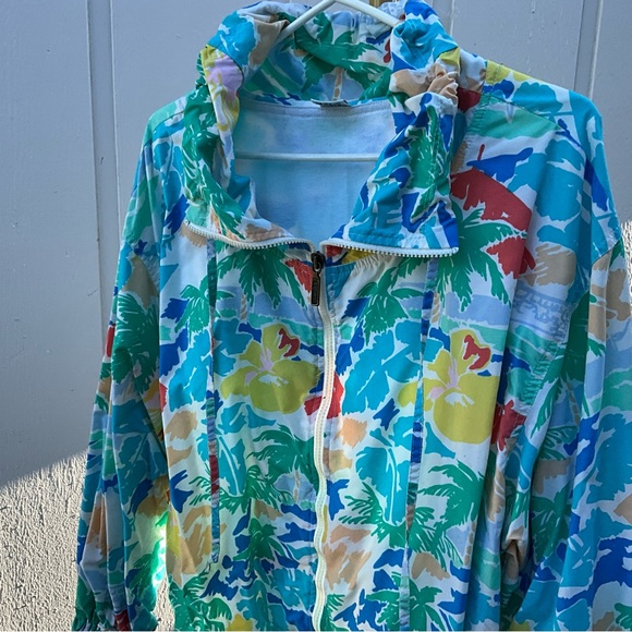 Head | Jackets & Coats | Vintage Head Windbreaker Tropical Palm Trees ...